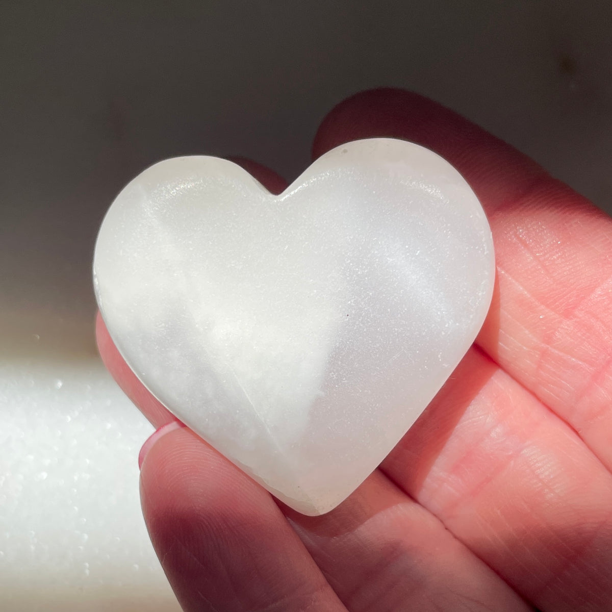 Pink Mangano Calcite Heart | Thewildmoon